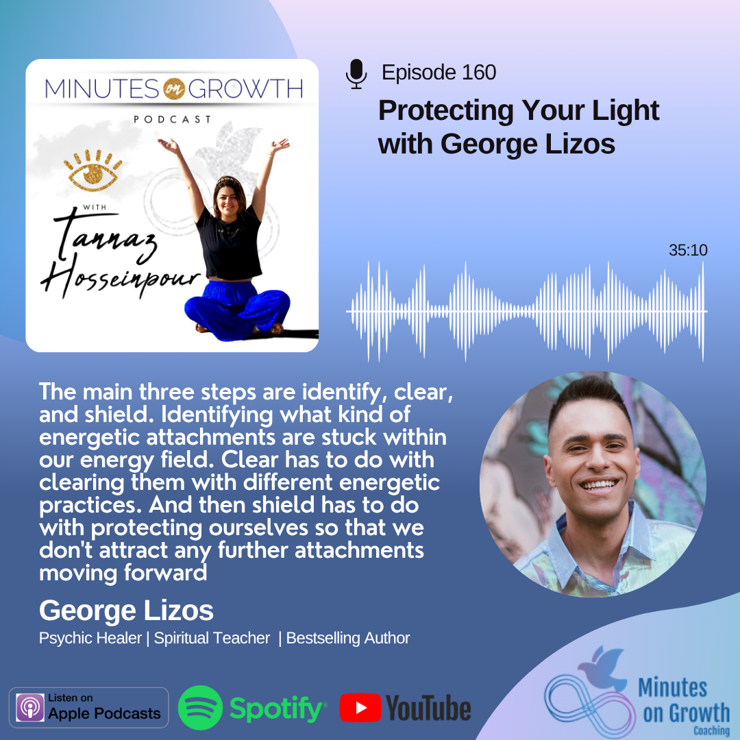 Episode 160 – Protecting Your Light with George Lizos – Minutes on Growth